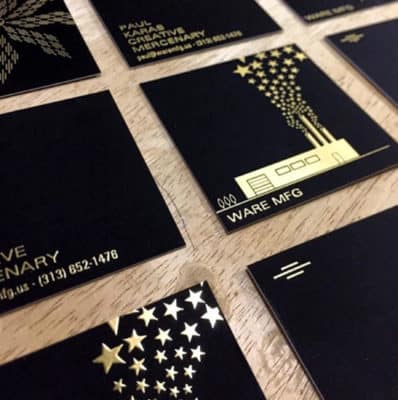 17 gold foil business card designs you need to see - MOO Blog