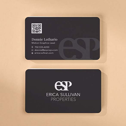 business card promotion ideas