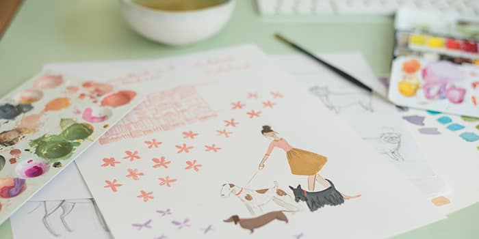 Wisdom and watercolours – meet Emma Block - MOO Blog