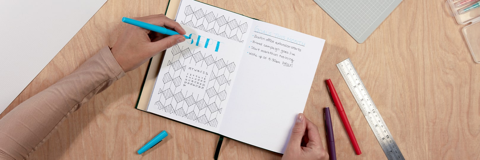 How to Use a Dotted Journal or Planner - MOO Blog