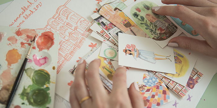 Wisdom and watercolours – meet Emma Block - MOO Blog