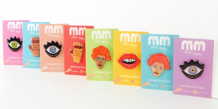 6 clever backing card designs for pins & earrings - MOO Blog
