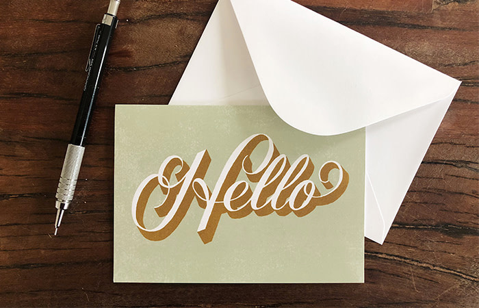Hand lettering that’s a stroke of genius - MOO Blog