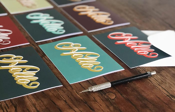 Hand lettering that’s a stroke of genius - MOO Blog