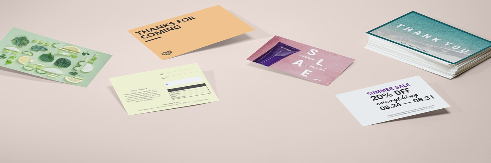 Customizable Postcard templates to promote your heart out - MOO Blog